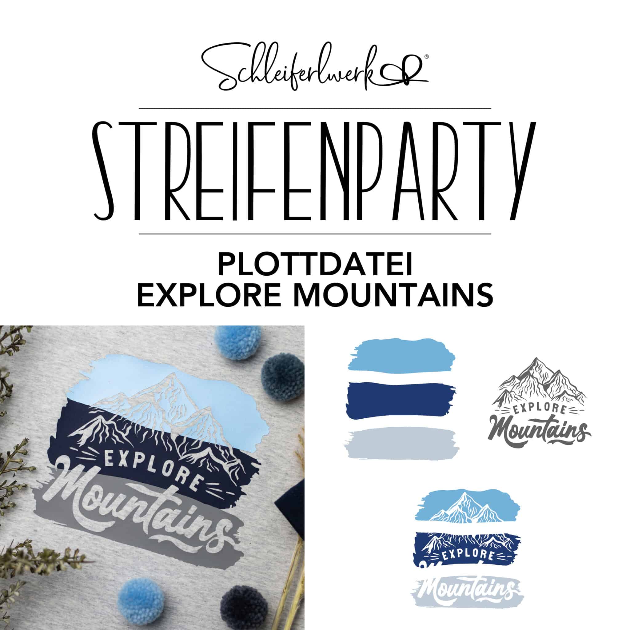 Plotterdatei Explore Mountains | Schleiferlwerk