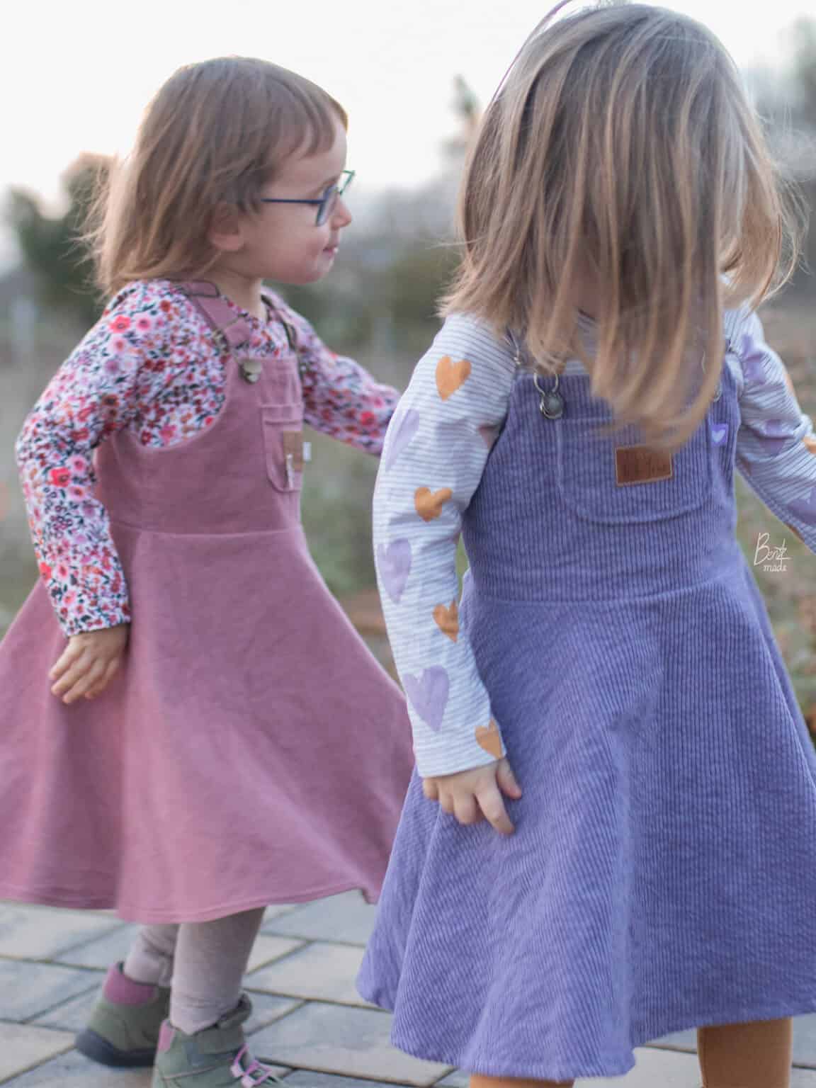 Schnittmuster Twirly Latz - Latzkleid für Kinder | Schleiferlwerk