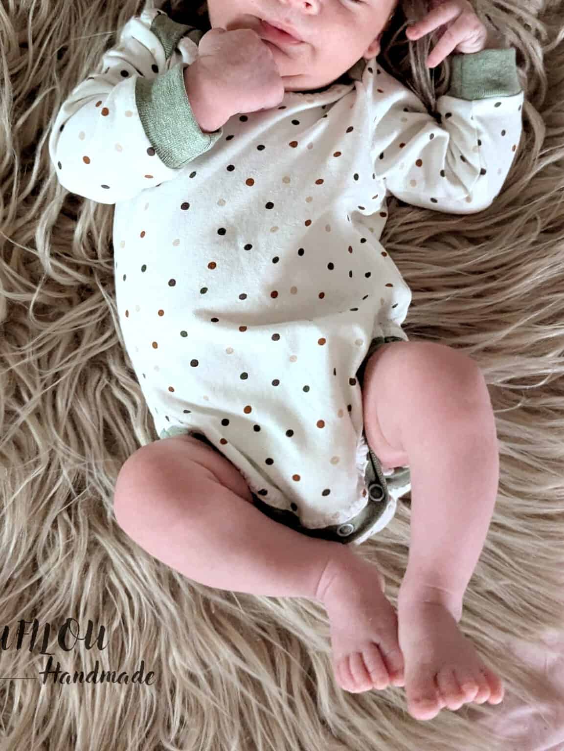 kostenloses Schnittmuster Happy Baby Body - Größe 50-92