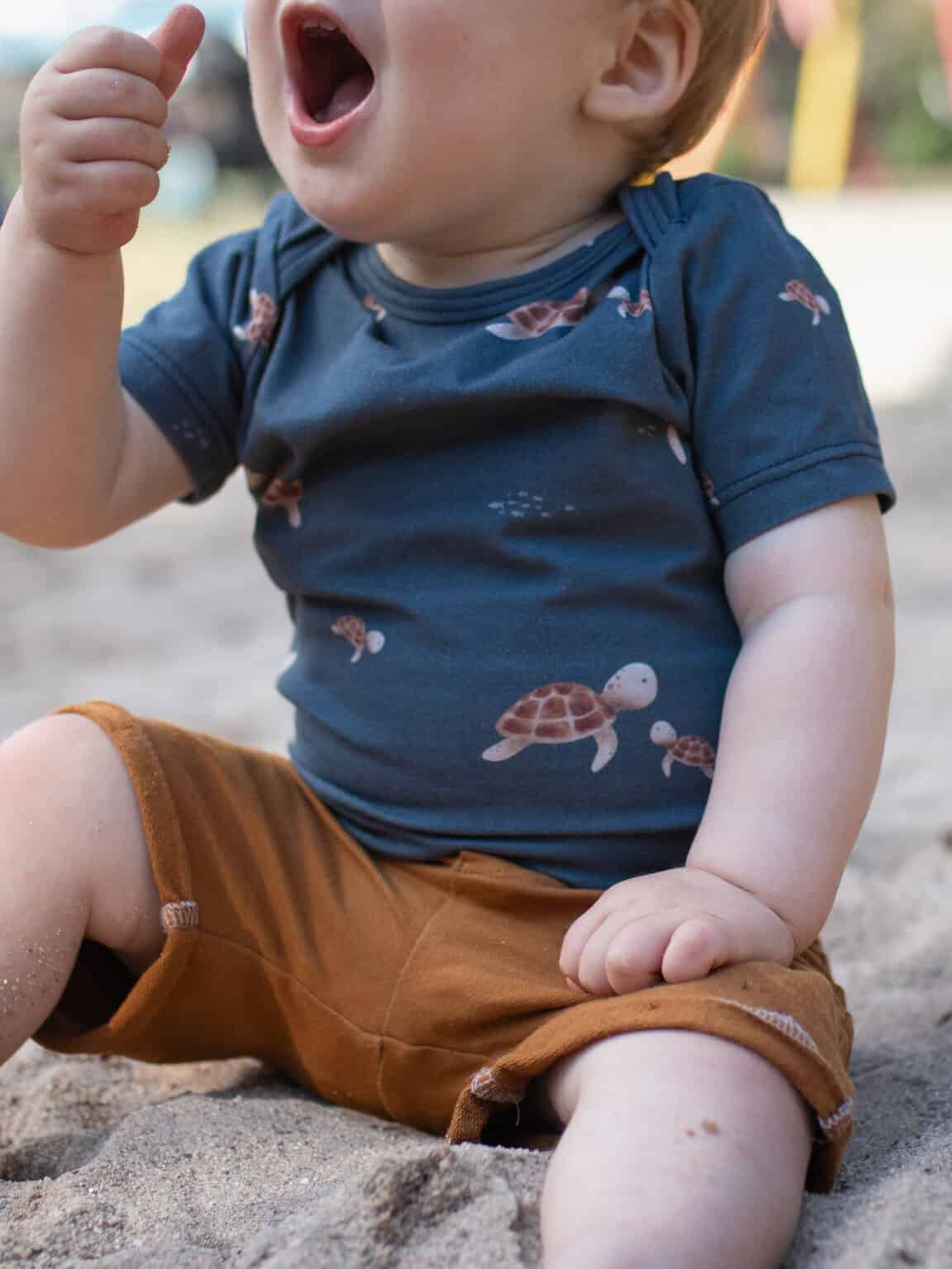 kostenloses Schnittmuster Happy Baby Body - Größe 50-92